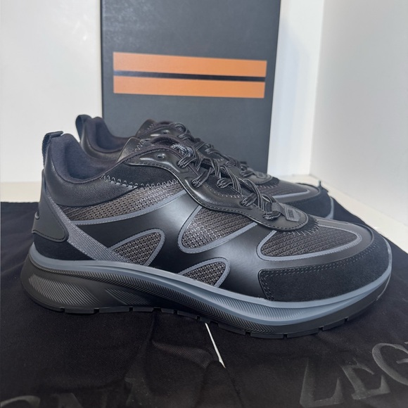 Ermenegildo Zegna | Shoes | Zegna Ute Trainer Sneakers Black Size 95 Us ...